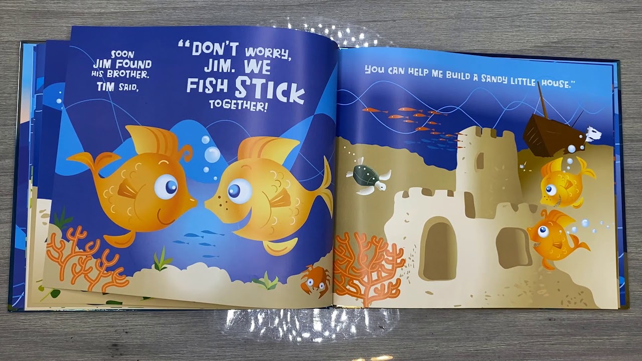 The Three Little Fish And The Big Bad Shark Read Aloud by Kids Love ...