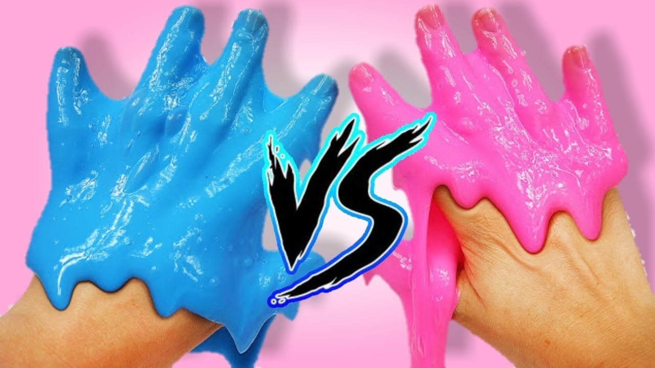 SLIME Vs. SLIME💦 Which is better!! - Crazy For Art - YouTube