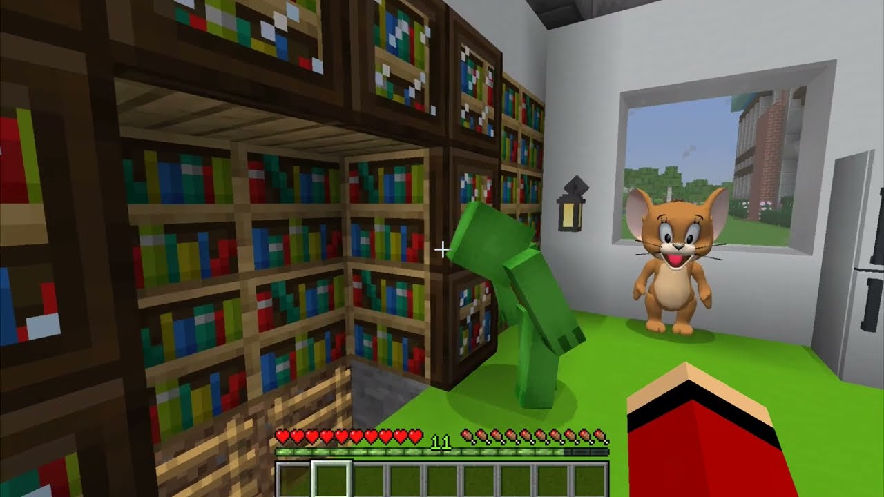 JJ and Mikey and Jerry Run away from Scary TOM EXE Minecraft Challenge Poppy Playtime Chapter ...