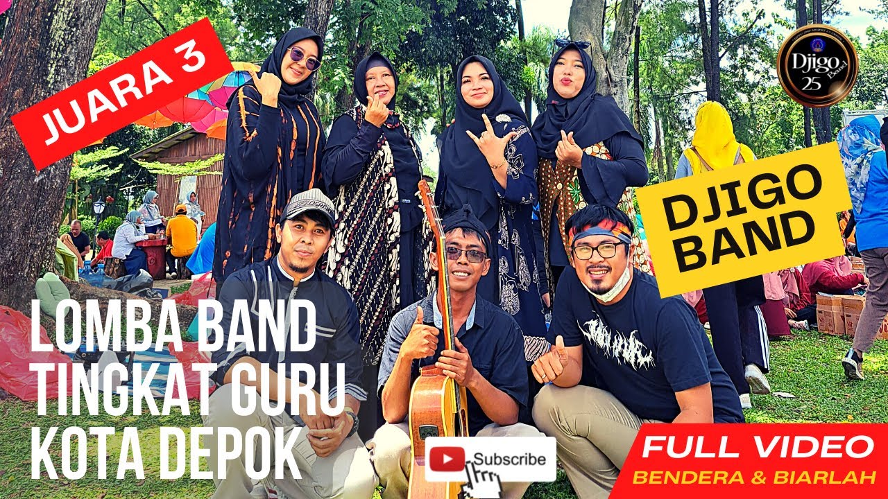 LOMBA BAND GURU TINGKAT KOTA DEPOK | DJIGO BAND | BENDERA & BIARLAH ...