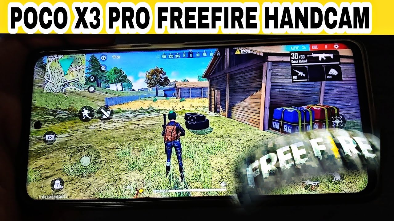 POCO X3 PRO FREEFIRE HANDCAM freefire gameplay on poco x3 pro HDR+ ...