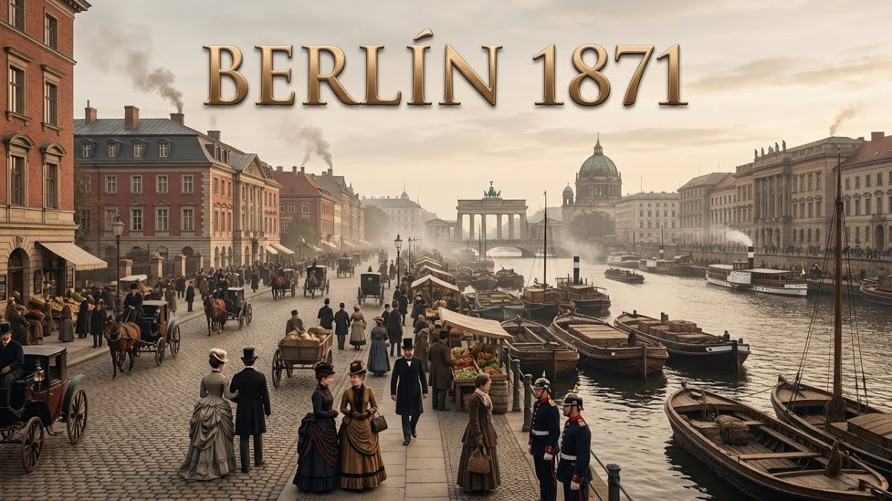 Berlín 1871 (reconstrucción por IA) - YouTube