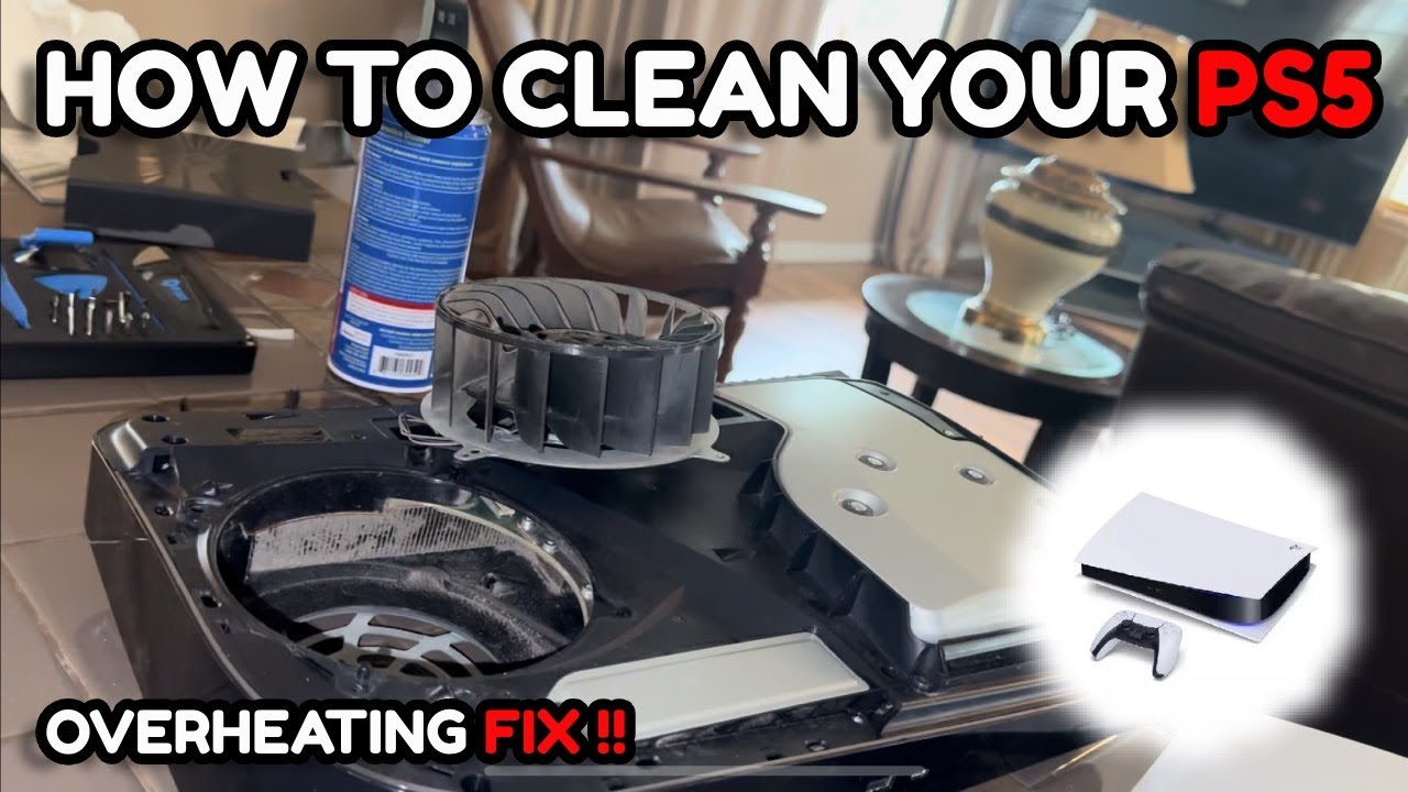 HOW TO STOP PS5 FROM OVERHEATING | HOW TO CLEAN & REPAIR NEW PS5 SAFELY ...