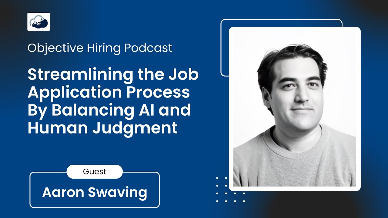 Aaron Swaving on Streamlining the Job Application Process by Balancing ...
