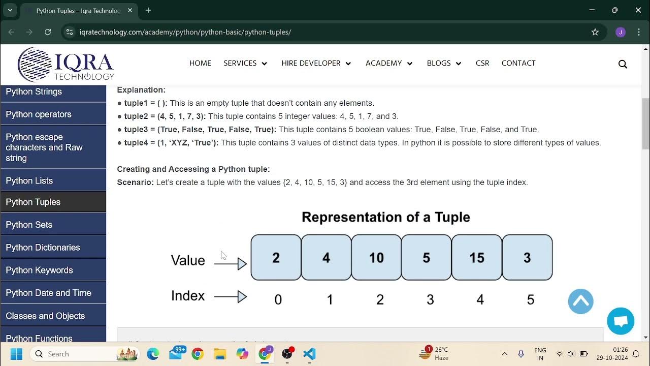 Python Tuples - YouTube