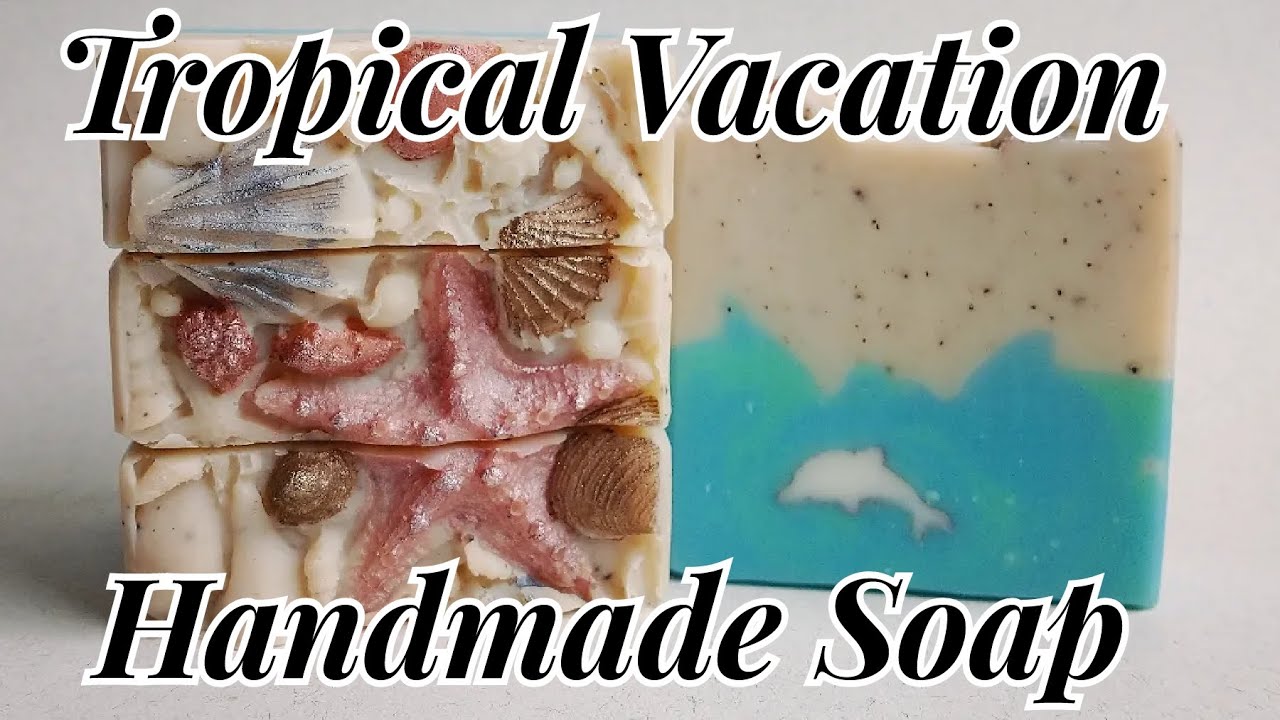 Tropical Vacation - Handmade Cold Process Soap - Ocean Water Scenery ...