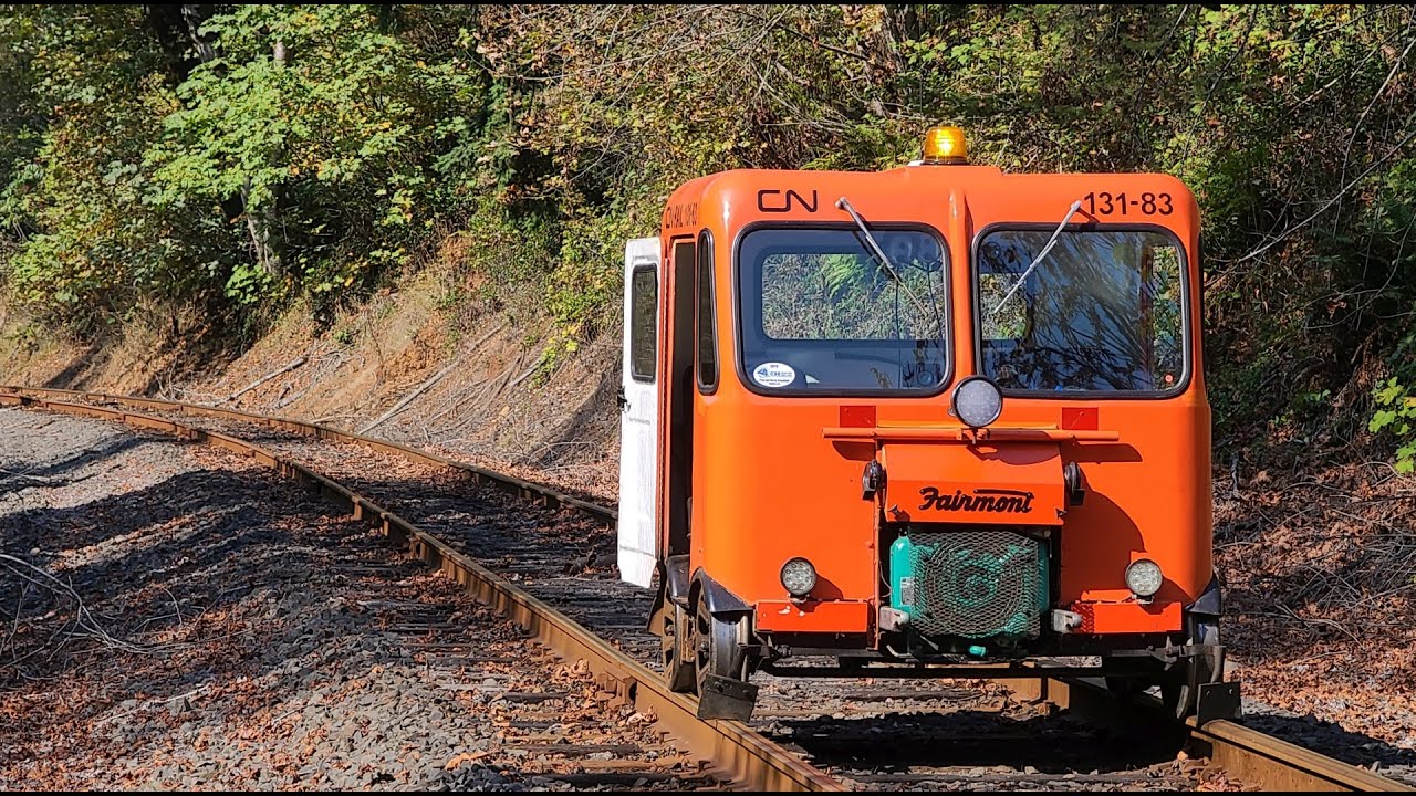 NARCOA 2022 October Coos Bay Rail Line Motorcar Excursion - YouTube