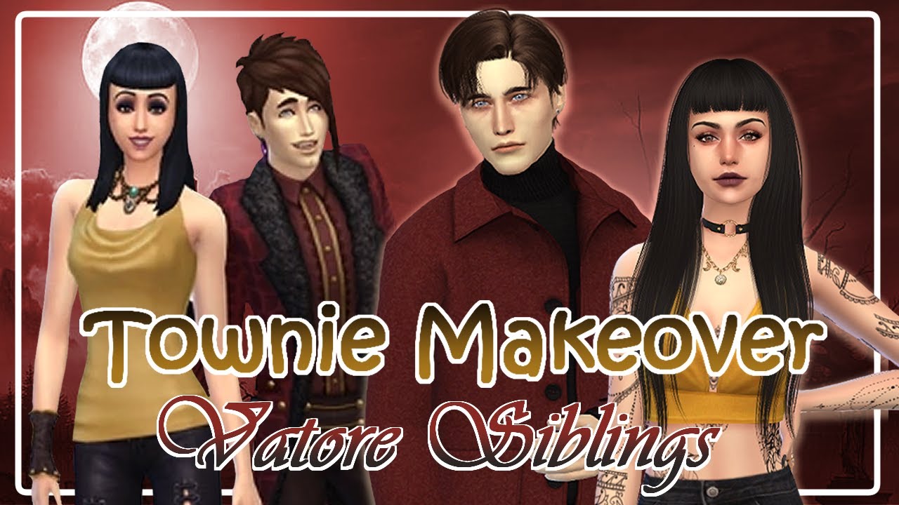 Fixing up Caleb and Lilith Vatore 🦇🩸 - TOWNIE MAKEOVER!! // The Sims 4 ...