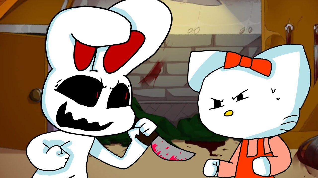 (504 SUBS SPECIAL)"Sirokou" but Iscream and Hello Kitty sings it | FNF ...