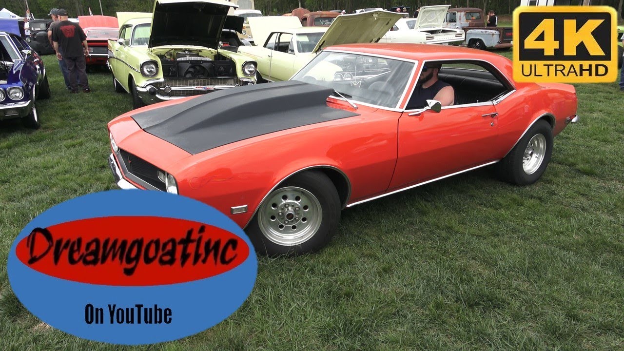 Classic and Muscle Car Show Drive Bys - YouTube