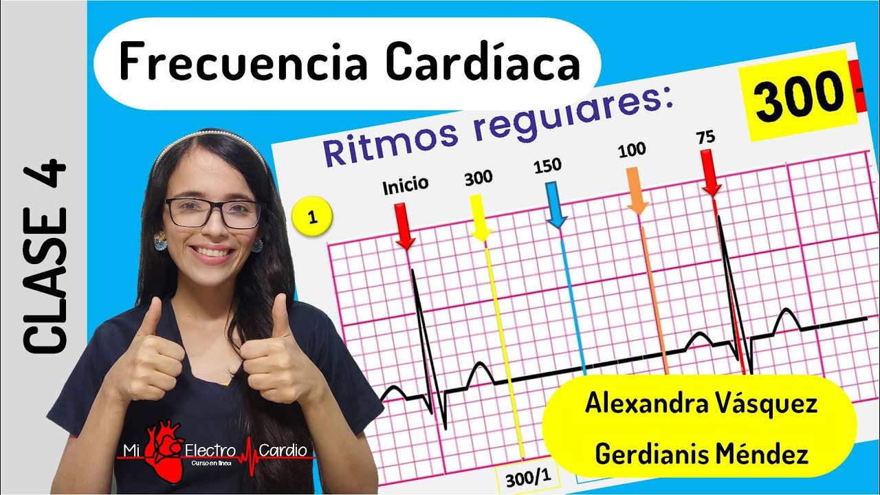 Lectura EKG - Frecuencia cardiaca - Ritmos regulares e irregulares ...