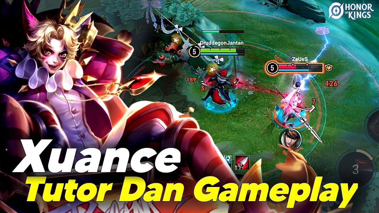 Tutorial dan Gameplay Xuance ! Xuance Honor of Kings - YouTube