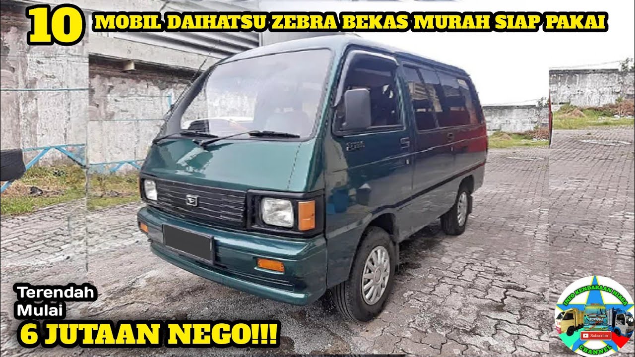 HARGA MINIBUS DAIHATSU ZEBRA BEKAS MULAI 6 JUTAAN NEGO || UPDATE ...