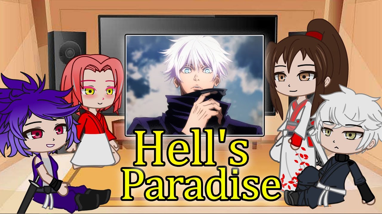 Jigokuraku React To Gojo | Jujutsu Kaisen | Gacha React - YouTube