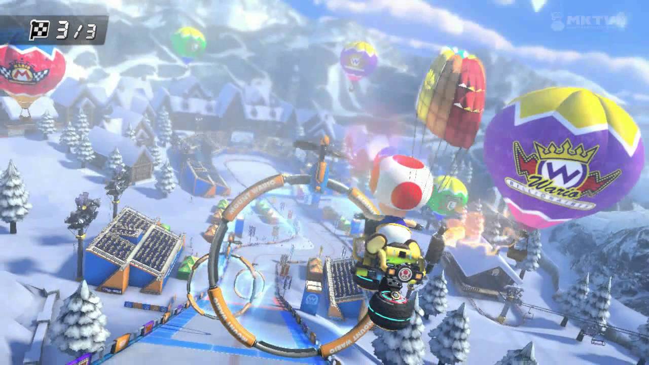 Wii U - Mario Kart 8 - Mount Wario - YouTube