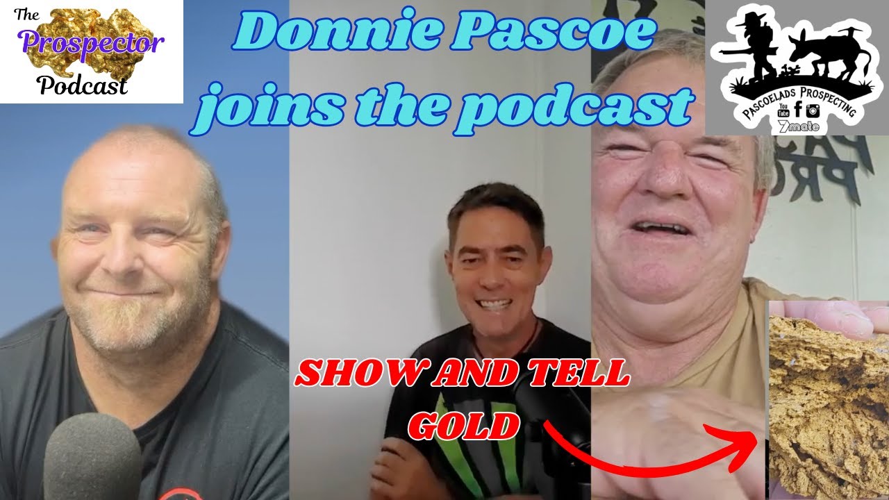 Donnie Pascoe joins us on the show, Detector Settings and Nugget Drop ...