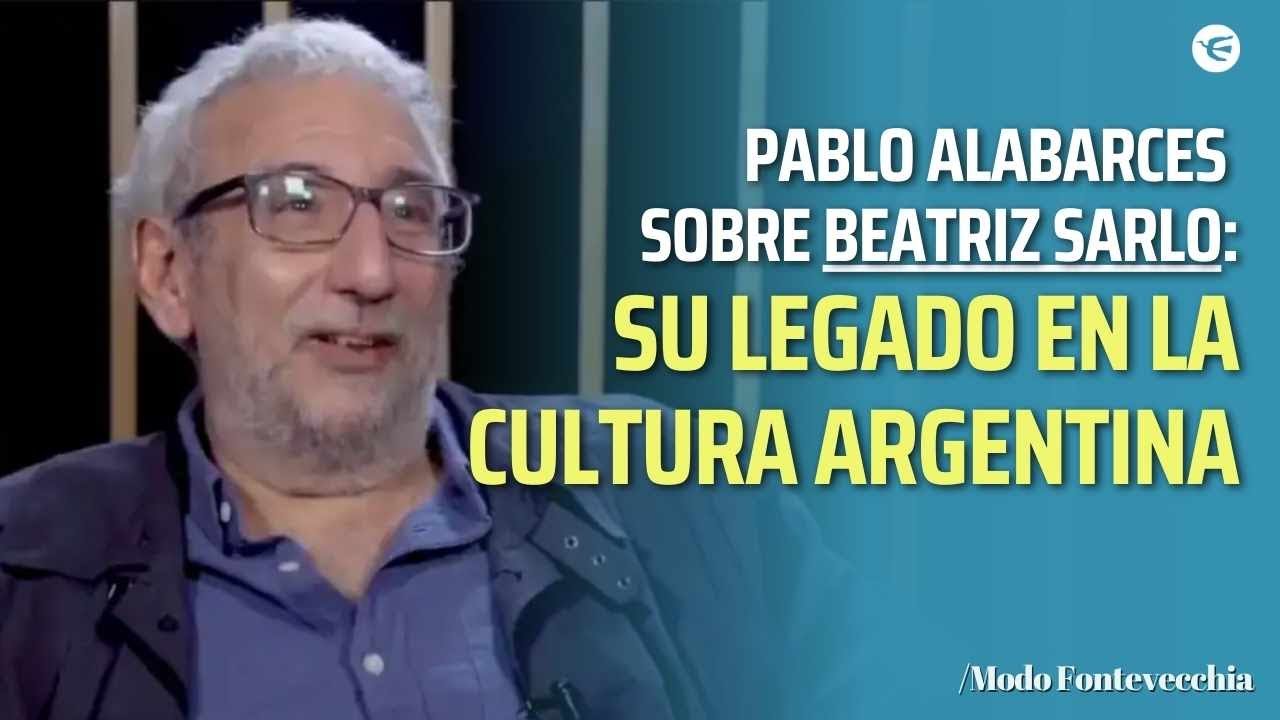 Pablo Alabarces: "Beatriz era la cuarta máquina de la cultura de este ...