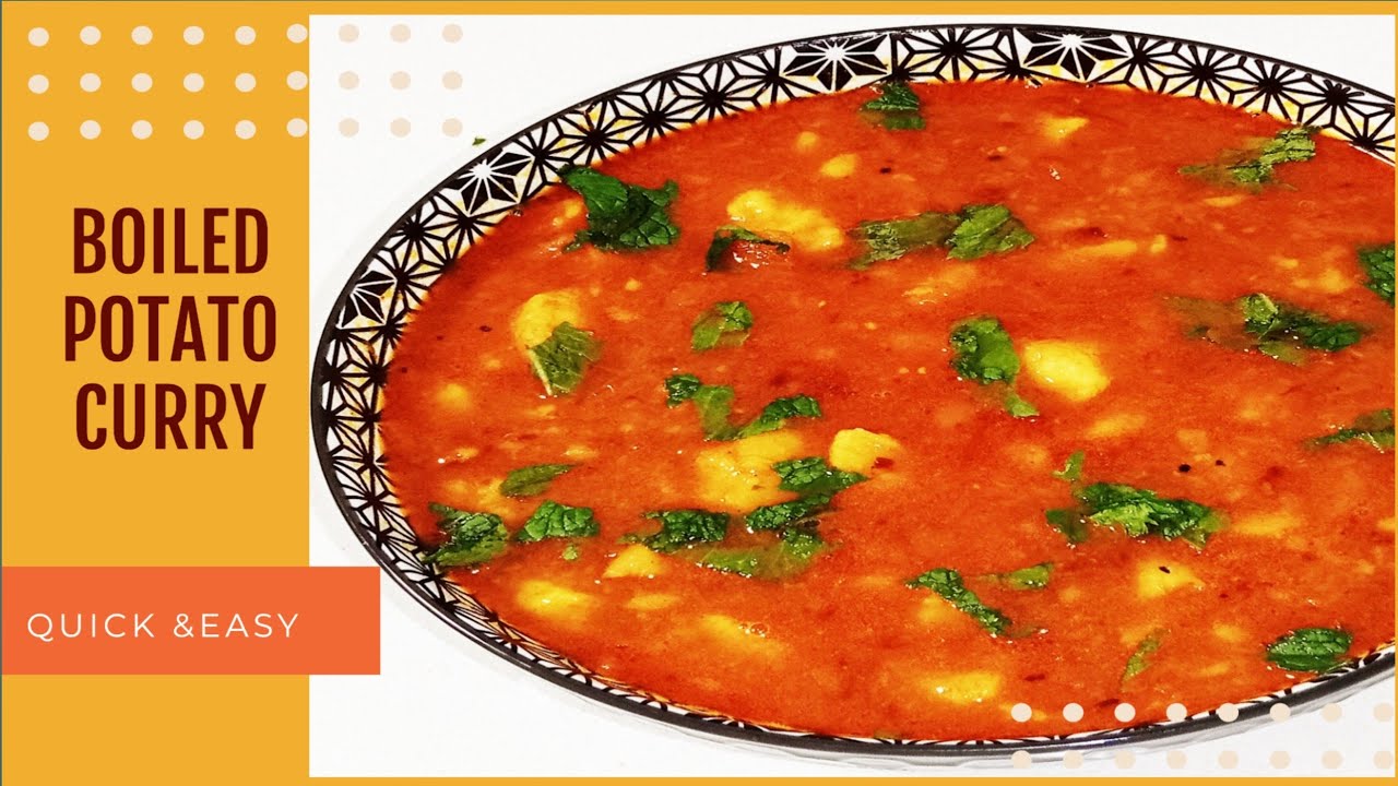Aloo curry I Quick and Easy Aloo Curry Recipe I आसान आलू करी रेसिपी ...