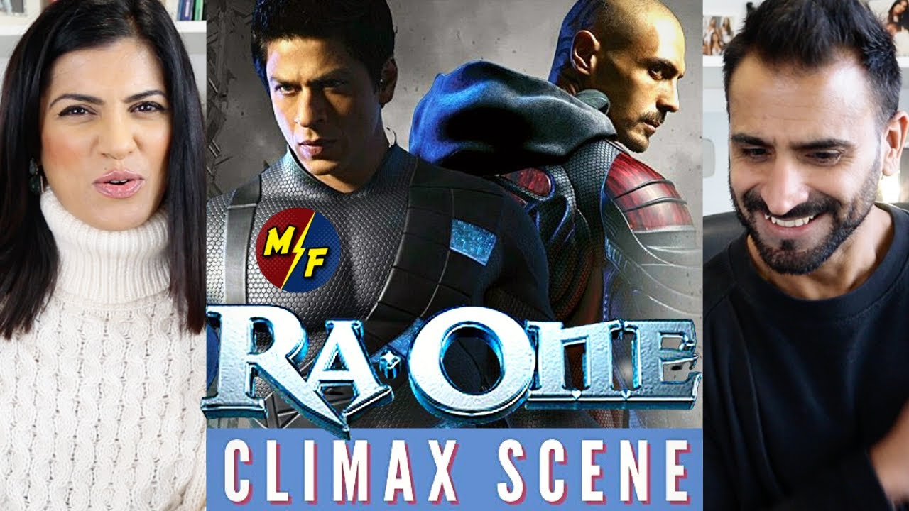 RA ONE CLIMAX FIGHT SCENE REACTION!! | Shah Rukh Khan | Arjun Rampal ...