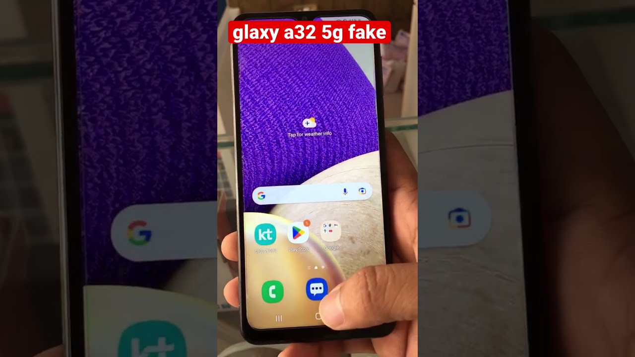 Samsung Galxy A32 5G Fake Mobile @A32FakePhone - YouTube