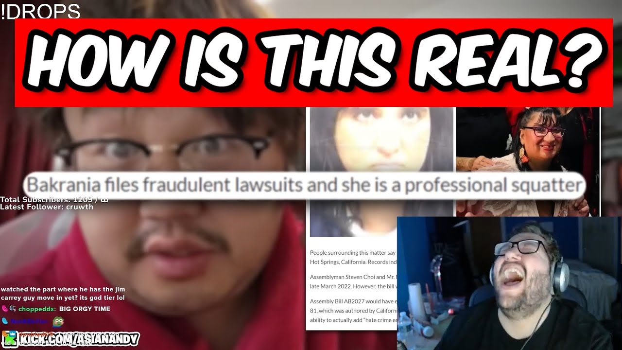 This lady is INSANE! Reacting to Asian Andy's squatter problem! - YouTube