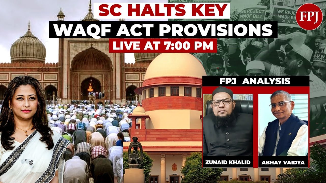 LIVE: SC Halts Waqf Act Provisions | Afrida Rahman Ali with Adv. Zunaid ...