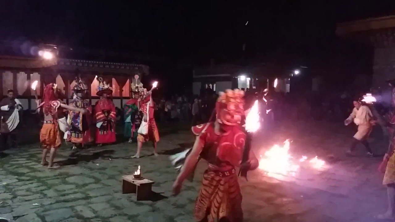 Fire Mask dance ceremony Bhutan. like and subscribe. - YouTube