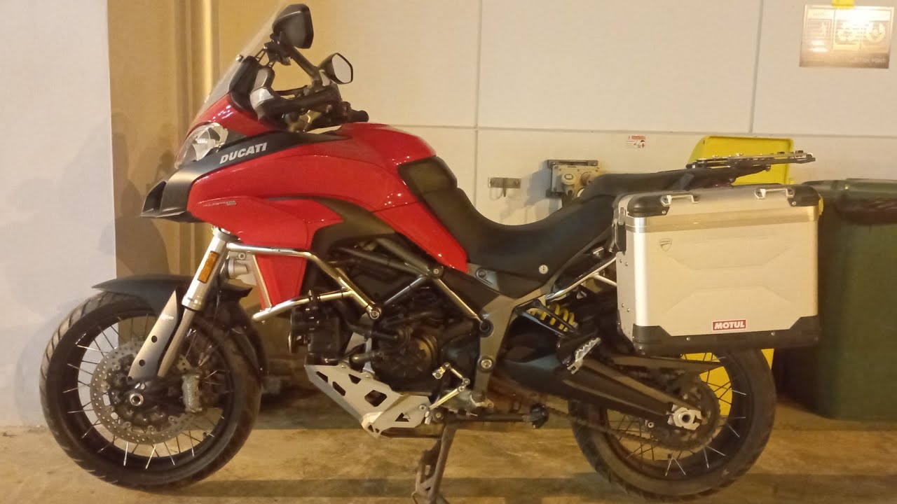 เลิกงานกลับบ้าน #multistrada950 #ducati - YouTube