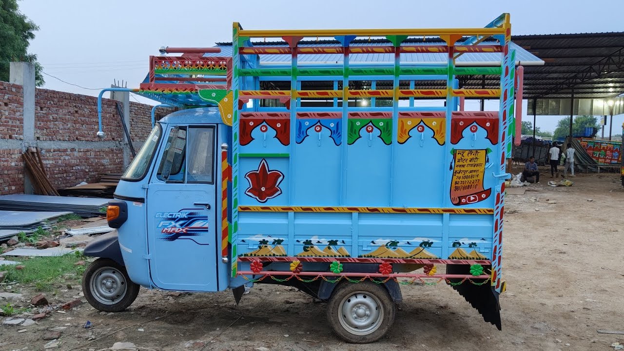 Ape Electric three wheeler Tempo Body(ELECTRIk FX MAX )# ...