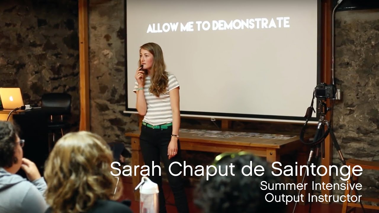 Instructor Perspectives: Sarah Chaput de Saintonge - YouTube