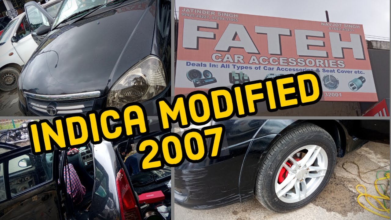 Tata Indica 2007 Model Modified #karnal #tata #indica - YouTube