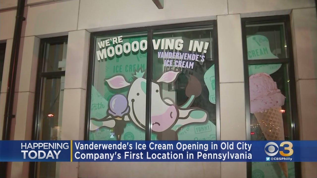 Vanderwende's Ice Cream Opening Location In Old City - YouTube