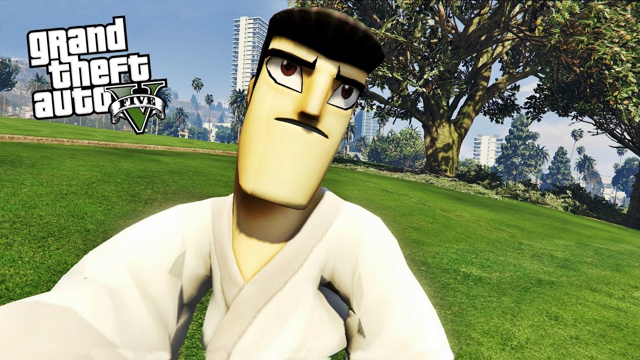 GTA 5 SAMURAİ JACK MODU / REALİSTİC SAMURAİ JACK MODE - YouTube