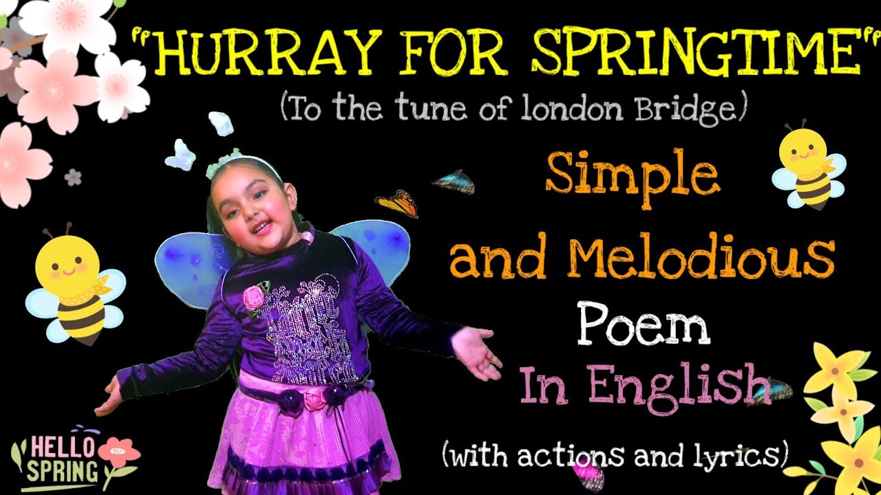 Poem on spring season for kids | Spring season poem for kindergarten ...