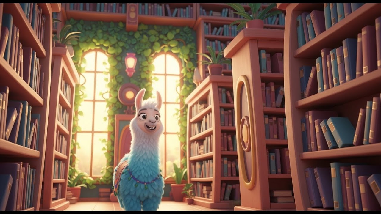 The Llama Who Loved Libraries | Fun Nursery Rhyme for Kids - YouTube