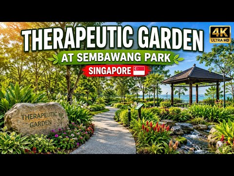 🌿 Therapeutic Garden at Sembawang Park, Singapore 🇸🇬