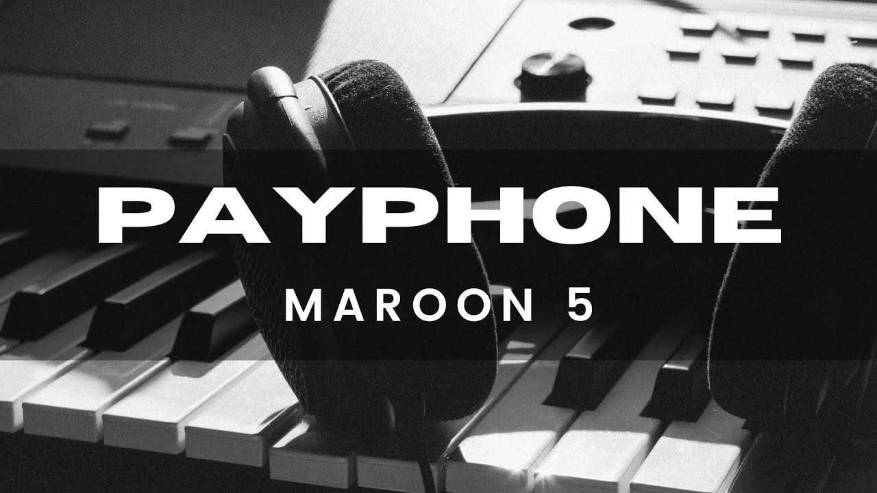 Payphone - Maroon 5 (Acoustic Karaoke) - YouTube
