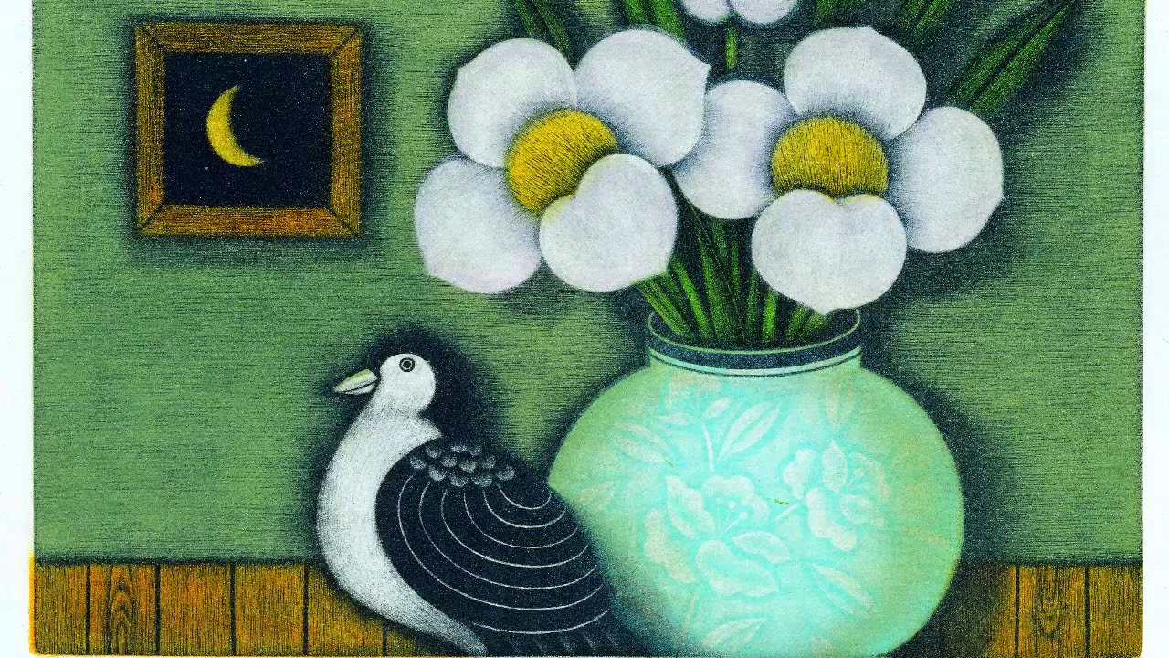 mezzotint printmaking (color mezzotint printmaking) - YouTube