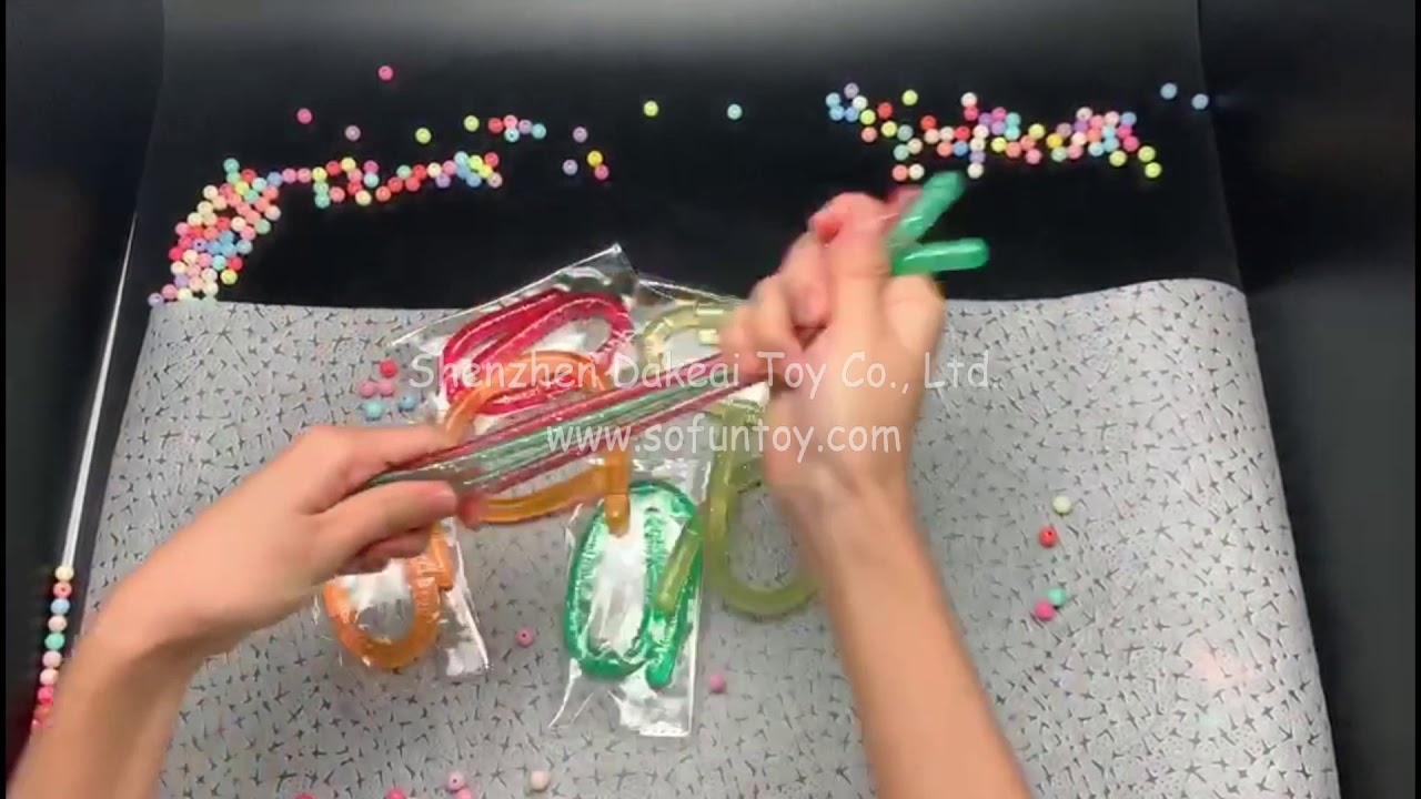 Stretchy String Sensory Fidget Toys - from Rubber String Supplier - YouTube