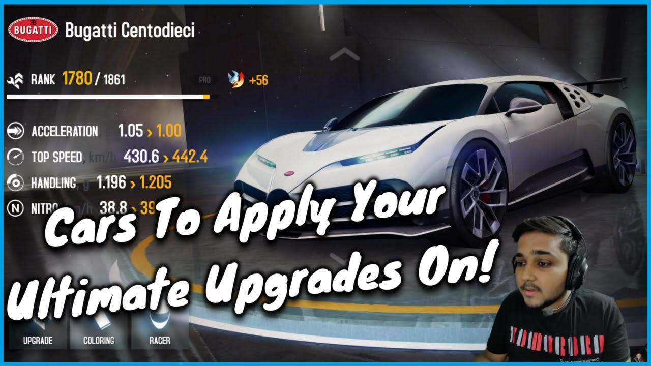 Cars To Spend Your Ultimate Upgrades On! | Asphalt 8 Neon Season - YouTube