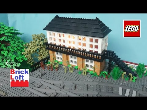 Lego Signal Box Custom MOC with Lighting for the Railway Train Station ...