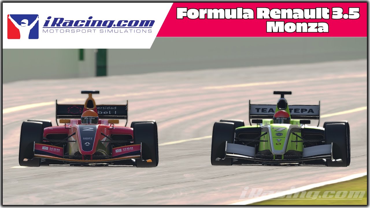 Race 3 in Monza in iRacing on Formula Renault 3.5L. - YouTube