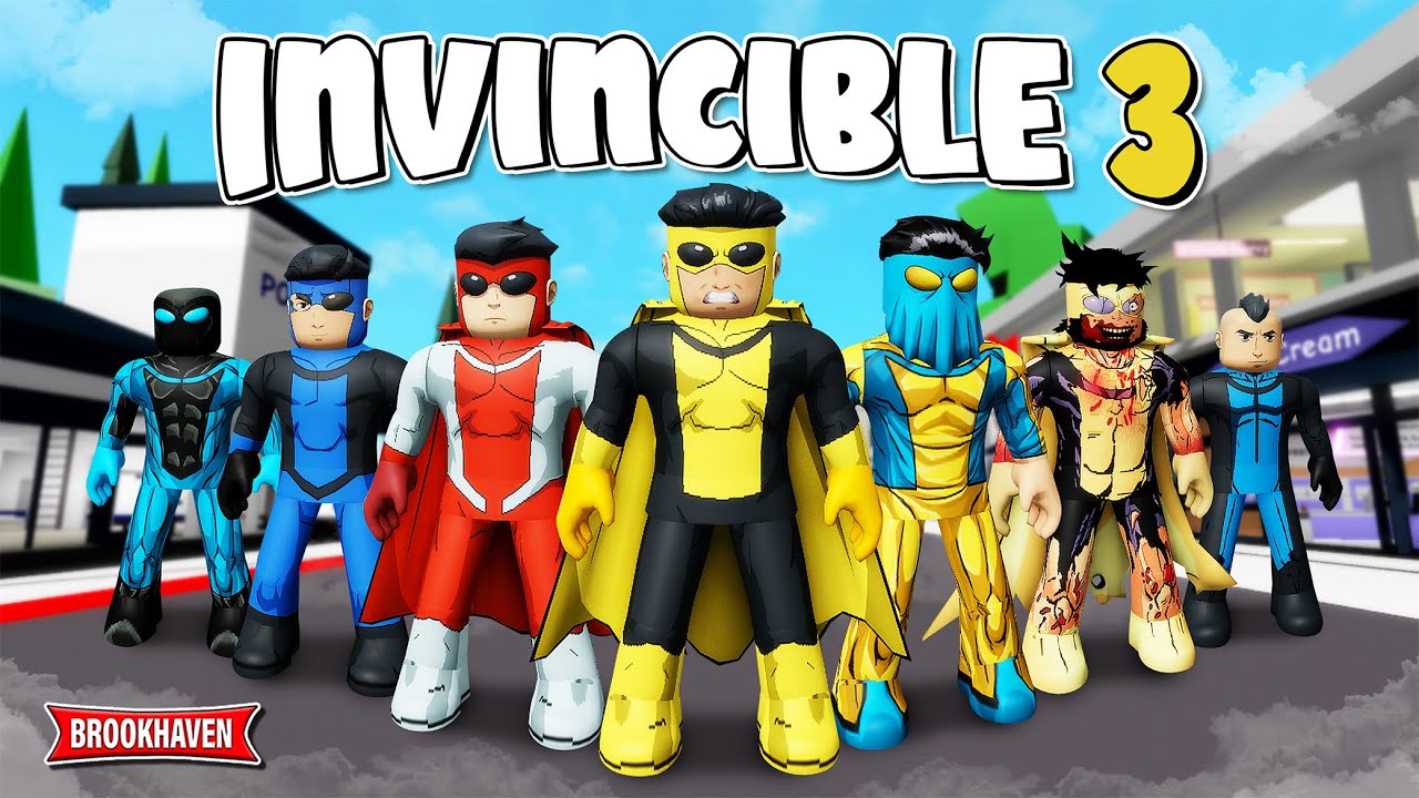 Cara Membuat INVINCIBLE 3 (All Variants Mark) Di Brookhaven - Roblox ...