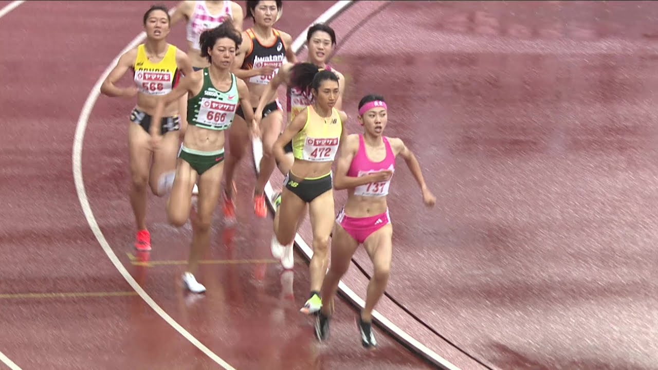 【第108回日本選手権】女子 800m 決勝 - YouTube