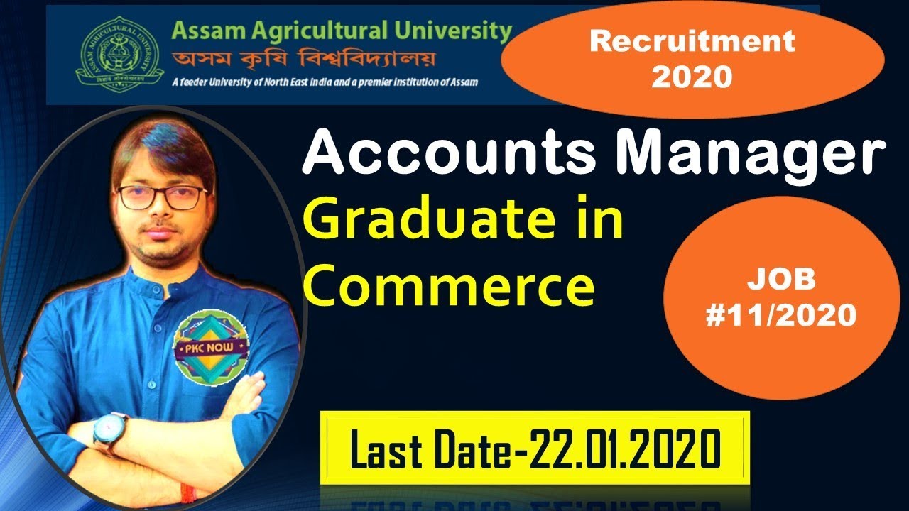 JOB#11 I AAU Recruitment 2020 I Bachelor Degree in Commerce I Accounts ...