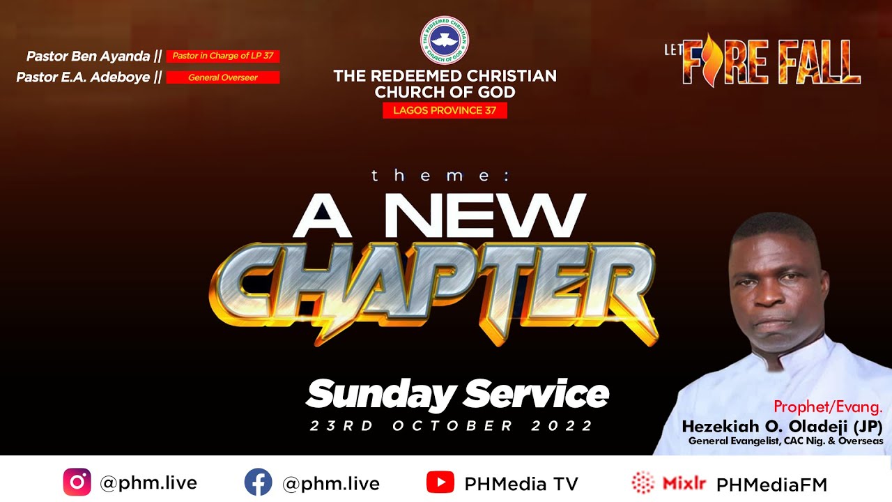 THE REDEEMED CHRISTIAN CHURCH OF GOD LAGOS PROVINCE 37 AKOWONJO "LET ...