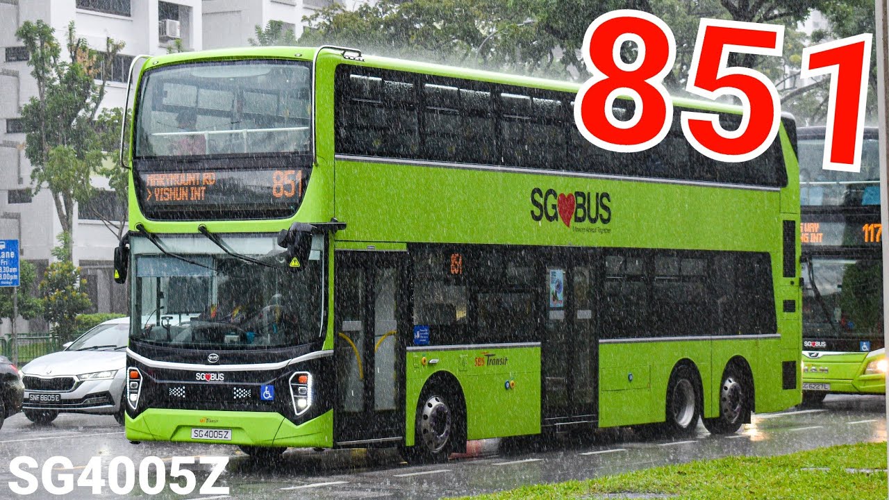 SG4005Z - SBS Bus Service 851 [BYD K9RC Debut] - YouTube