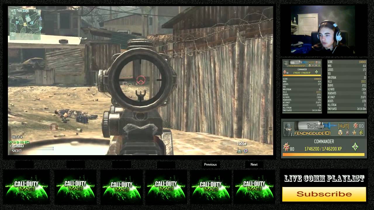 MW3 Live stream (1-26-12) - YouTube