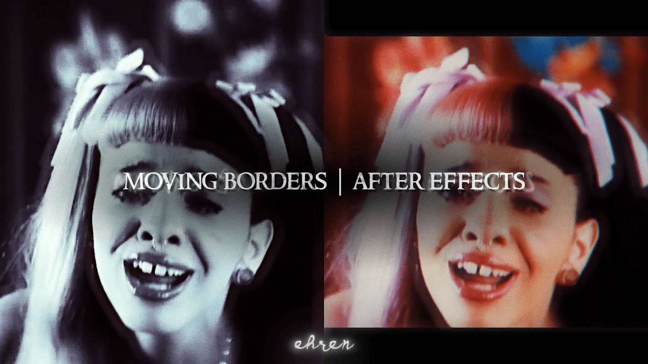 moving/rotating borders | after effects - YouTube