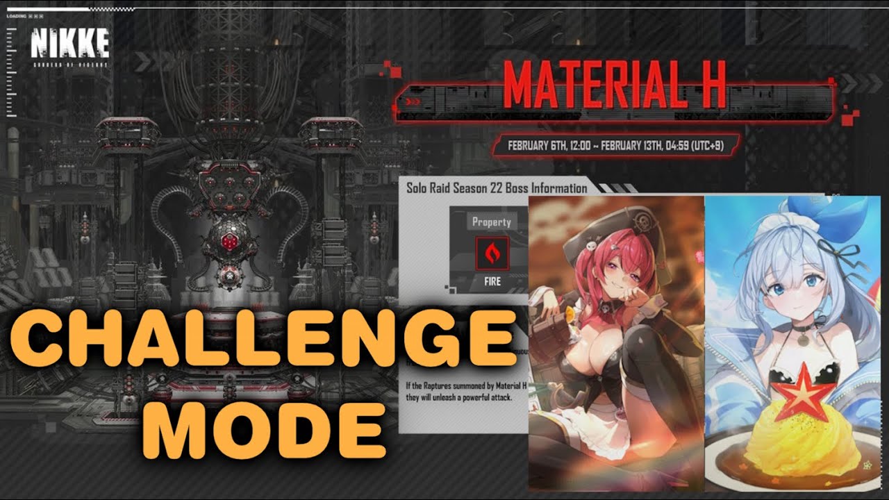 BOSS GUIDE CHALLENGE MODE Material H - Solo Raid - Water Advantage ...